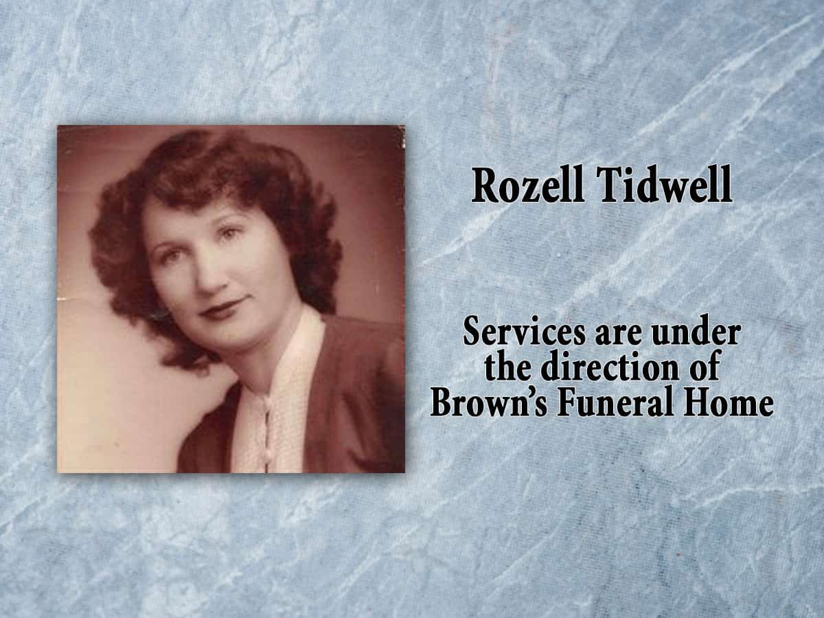 Rozell Tidwell - Bryan County Patriot