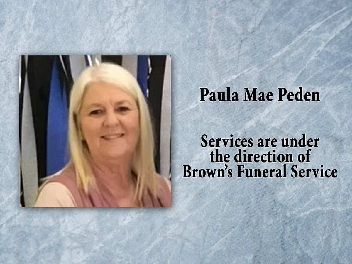 Paula Mae Peden - Bryan County Patriot